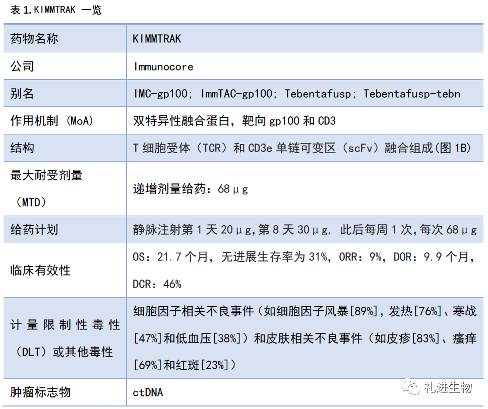 KIMMTRAK，Immunocore gp100/CD3双特异性抗体医药新闻-ByDrug-一站式医药资源共享中心-医药魔方