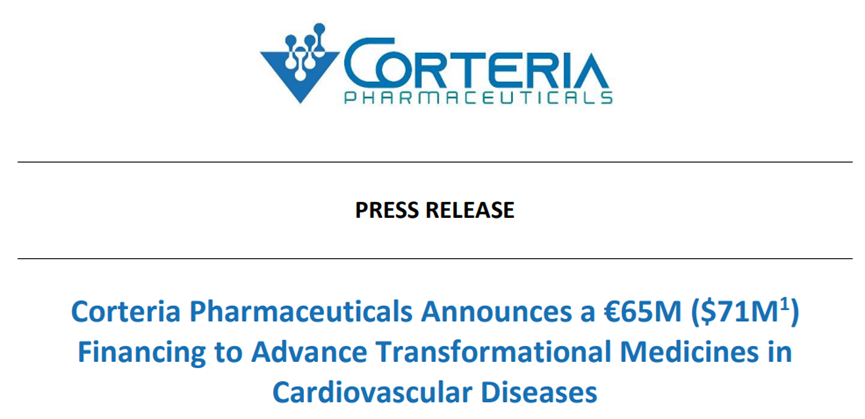 7100万美元A轮融资，开发心血管疾病新药医药新闻-ByDrug-一站式医药资源共享中心-医药魔方