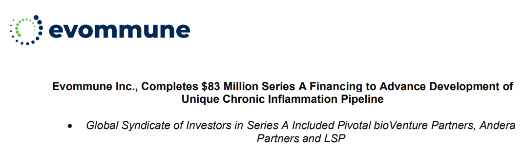 5000万美元融资，开发炎症免疫小分子新药医药新闻-ByDrug-一站式医药资源共享中心-医药魔方