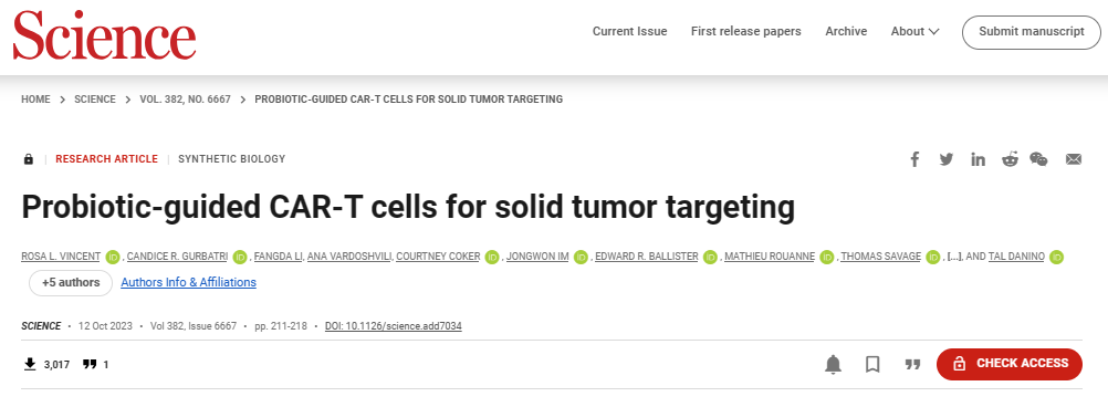 Science里程碑：给肿瘤“装上”抗原，突破CAR-T治疗实体瘤难题！医药新闻-ByDrug-一站式医药资源共享中心-医药魔方