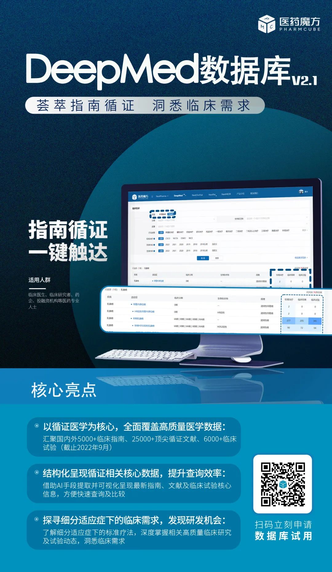 如何快速提炼循证数据，洞察临床需求？魔方用AI打造了这个数据库医药新闻-ByDrug-一站式医药资源共享中心-医药魔方