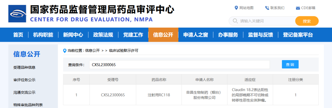 荣昌生物ADC新药RC118联合PD-1治疗恶性实体瘤获批Ⅰ/Ⅱa期临床医药新闻-ByDrug-一站式医药资源共享中心-医药魔方