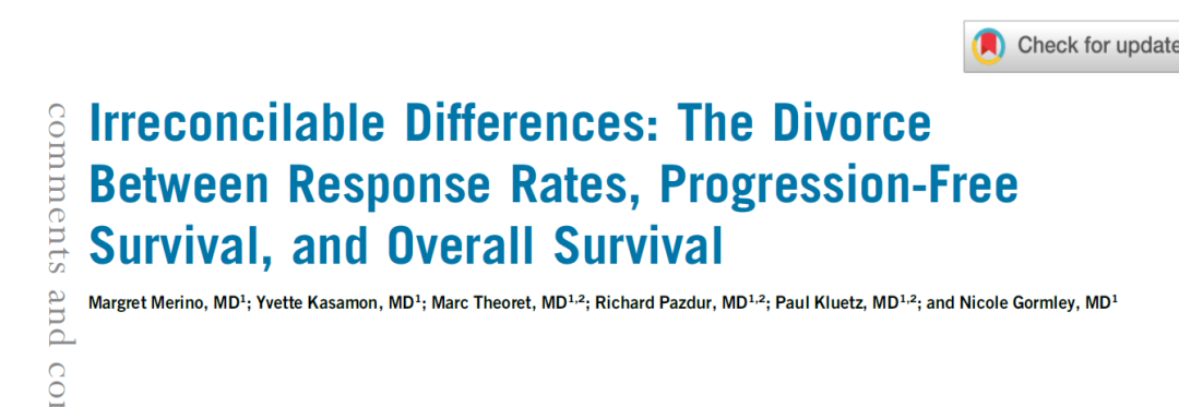 FDA专家发文：ORR、PFS和OS为何不能成功转化？医药新闻-ByDrug-一站式医药资源共享中心-医药魔方