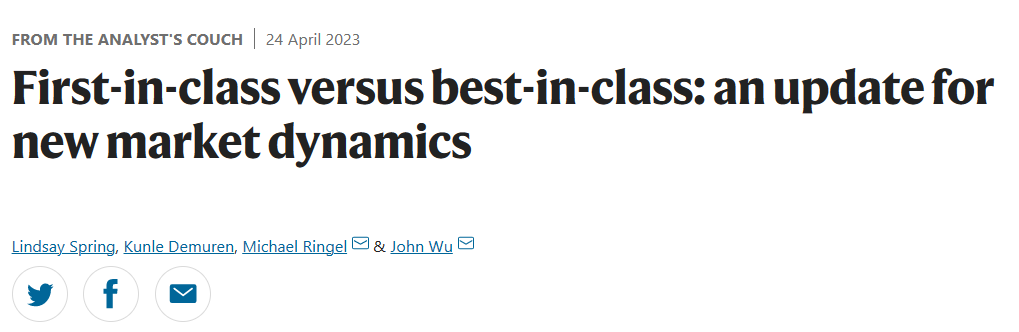 First-in-class与best-in-class药物，谁更胜一筹？医药新闻-ByDrug-一站式医药资源共享中心-医药魔方