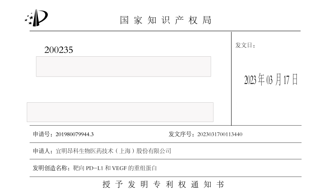 宜明昂科IMM47、IMM2520、IMM2510发明专利获得中国国家知识产权局授权医药新闻-ByDrug-一站式医药资源共享中心-医药魔方