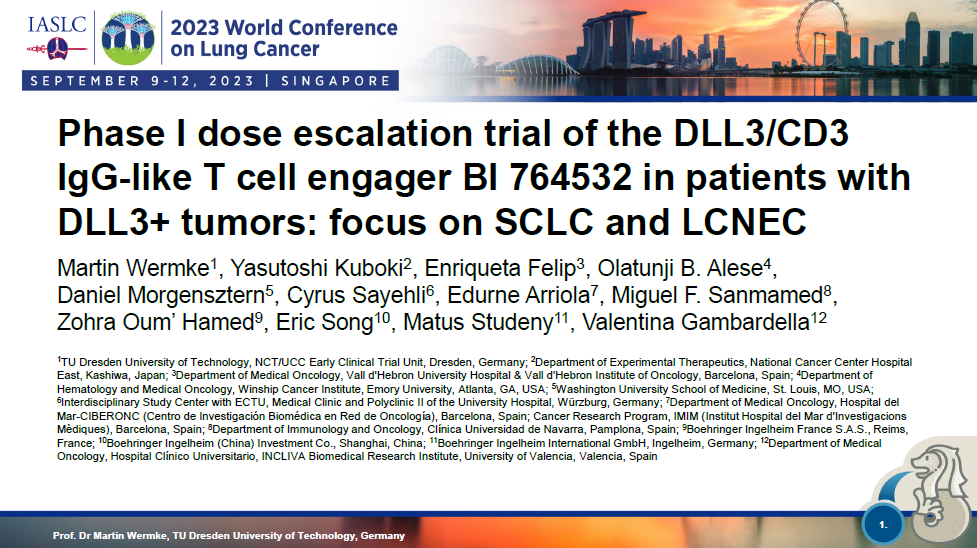 2023 WCLC | 小细胞肺癌的探索：DLL3靶向药物，B7-H3 ADC医药新闻-ByDrug-一站式医药资源共享中心-医药魔方
