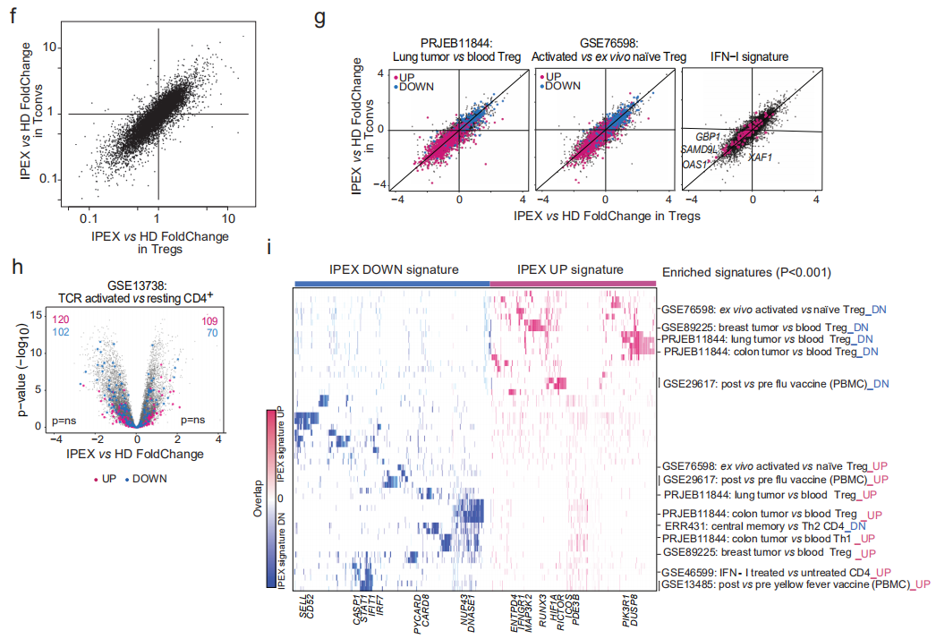 单细胞在分析人类和小鼠FOXP3缺陷造成CD4+T细胞内外扰动中的研究医药新闻-ByDrug-一站式医药资源共享中心-医药魔方