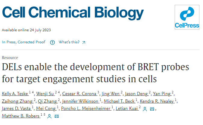 通讯｜DNA编码化合物库(DEL)与NanoBRET™ TE共同加速药物研发医药新闻-ByDrug-一站式医药资源共享中心-医药魔方
