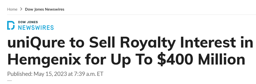 4亿美元！基因治疗龙头出售权益医药新闻-ByDrug-一站式医药资源共享中心-医药魔方