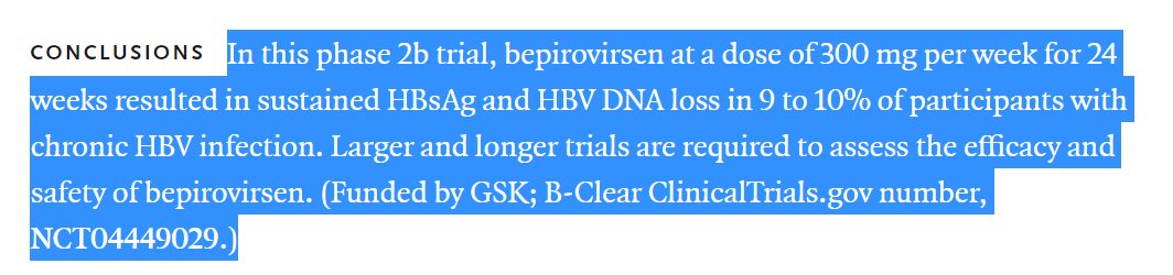 有望实现乙肝功能性治愈！GSK启动反义疗法III期临床，计划3年内完成医药新闻-ByDrug-一站式医药资源共享中心-医药魔方