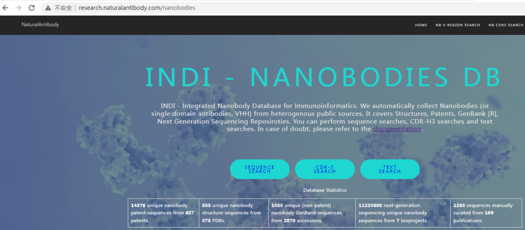 ＞1100万条序列！INDI—迄今最全纳米抗体数据库，网站全公开，数据可离线下载医药新闻-ByDrug-一站式医药资源共享中心-医药魔方