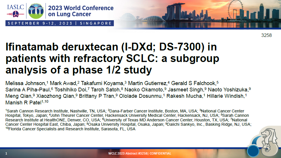 2023 WCLC | 小细胞肺癌的探索：DLL3靶向药物，B7-H3 ADC医药新闻-ByDrug-一站式医药资源共享中心-医药魔方